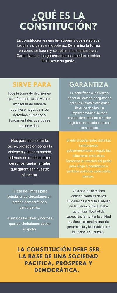¿Qué es la constitución?