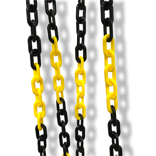 PVC Chains Black & Yellow | Lift Safer