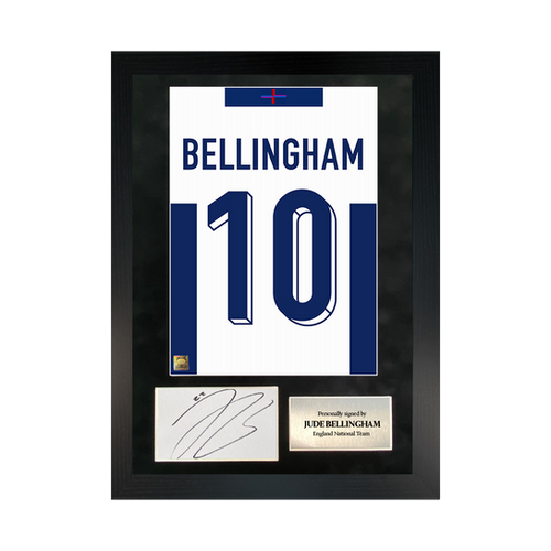 Jude Bellingham | Signed Euros '24 Shirt Back Poster Frame | Mr Memorabilia