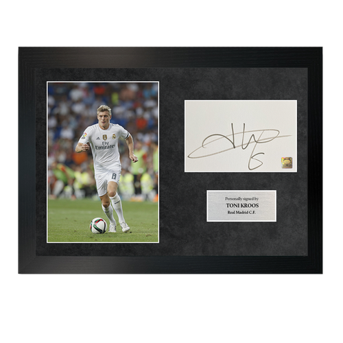 Toni Kroos | Signed A4 Photo Frame | Mr Memorabilia