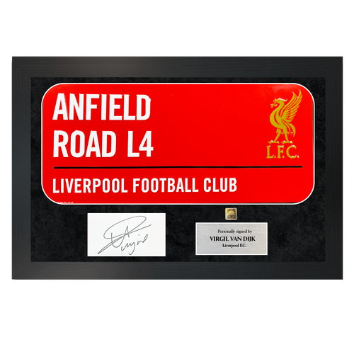 Virgil van Dijk | Signed Street Sign | Mr Memorabilia