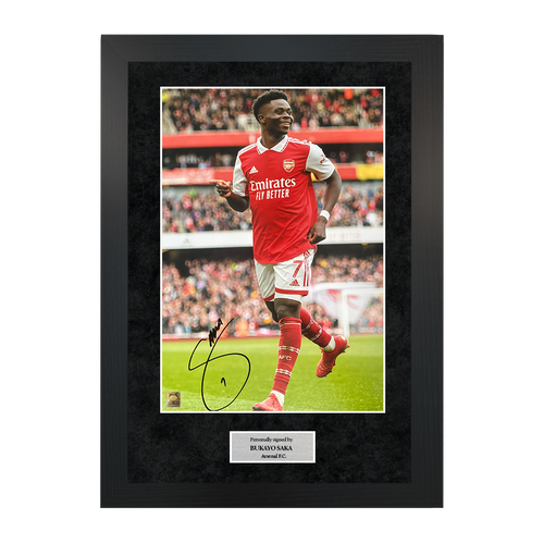 Bukayo Saka | Signed Photo | Mr Memorabilia