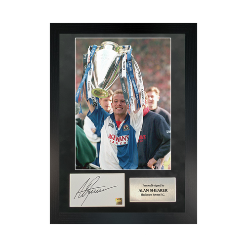 Alan Shearer | A3 Signed Photo Frame | Mr Memorabilia