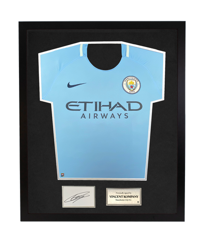 Vincent Kompany | Home Shirt & Signature Card | Mr Memorabilia