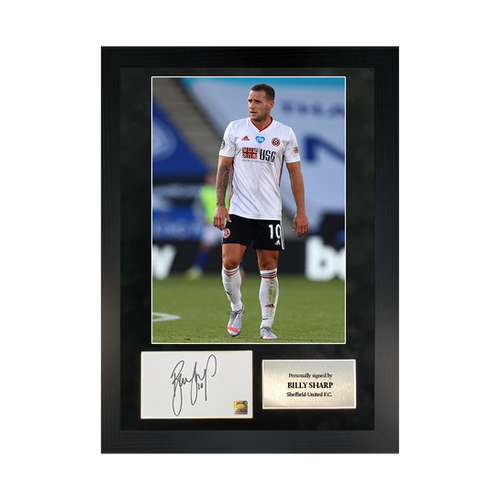 Billy Sharp | A3 Signed Photo Frame | Mr Memorabilia