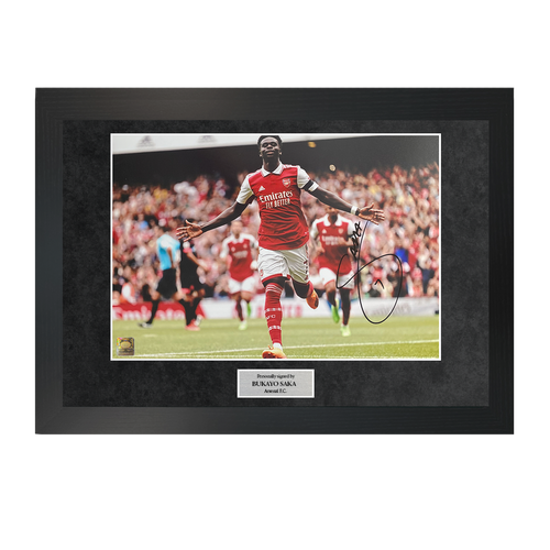 Bukayo Saka | Signed Photo | Mr Memorabilia