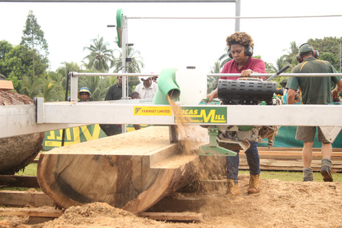 LUCAS PORTABLE 8" SAWMILL | Farmset Pacific