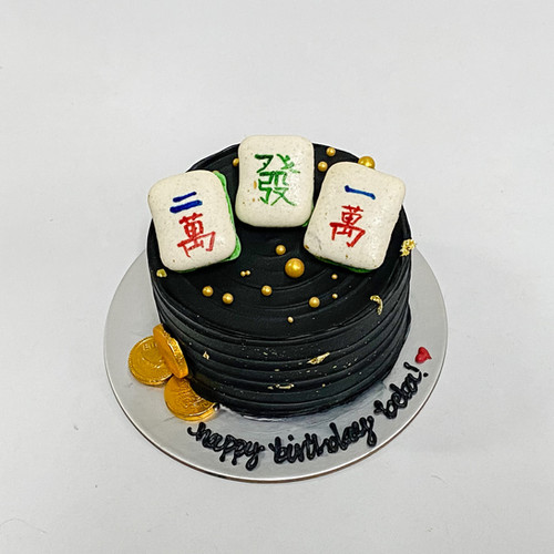 Mahjong Macaron Mini Cake | Caramelloz
