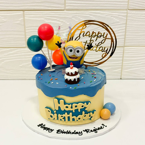 Minion theme Cake | Caramelloz
