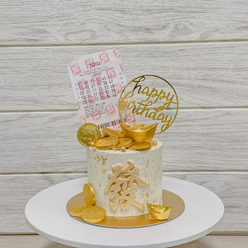 Lottery Cake TOTO 4D | Caramelloz