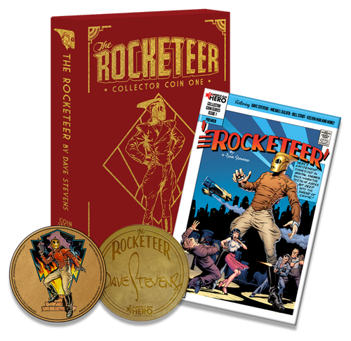 The Rocketeer Signature, Full Color Collectible Coin, Premier Limited ...