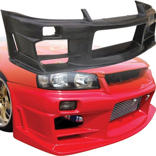 Nissan Skyline 99-02 R34 - Do Luck Style Front Bumper | SK Performance