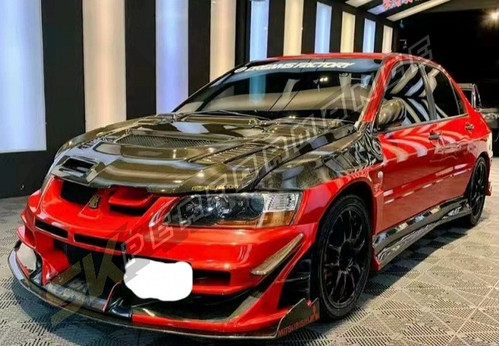 Mitsubishi Lancer EVO 7/8/9 Jackie Chan Style Bonnet | SK Performance