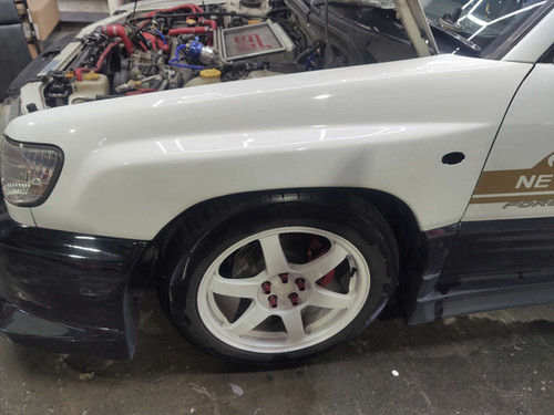 Forester Front Fender Wrap & Wrapping | SK Performance