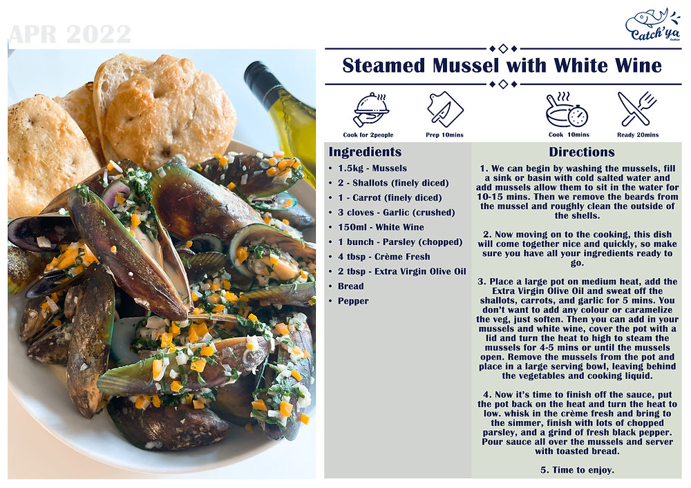 Steamed Mussel with White Wine