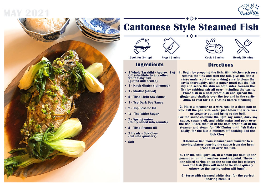 Cantonese Style Steamed Fish
