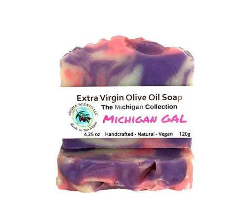 Michigan Gal Soap - Fruity Floral Scent | aromascentsllc