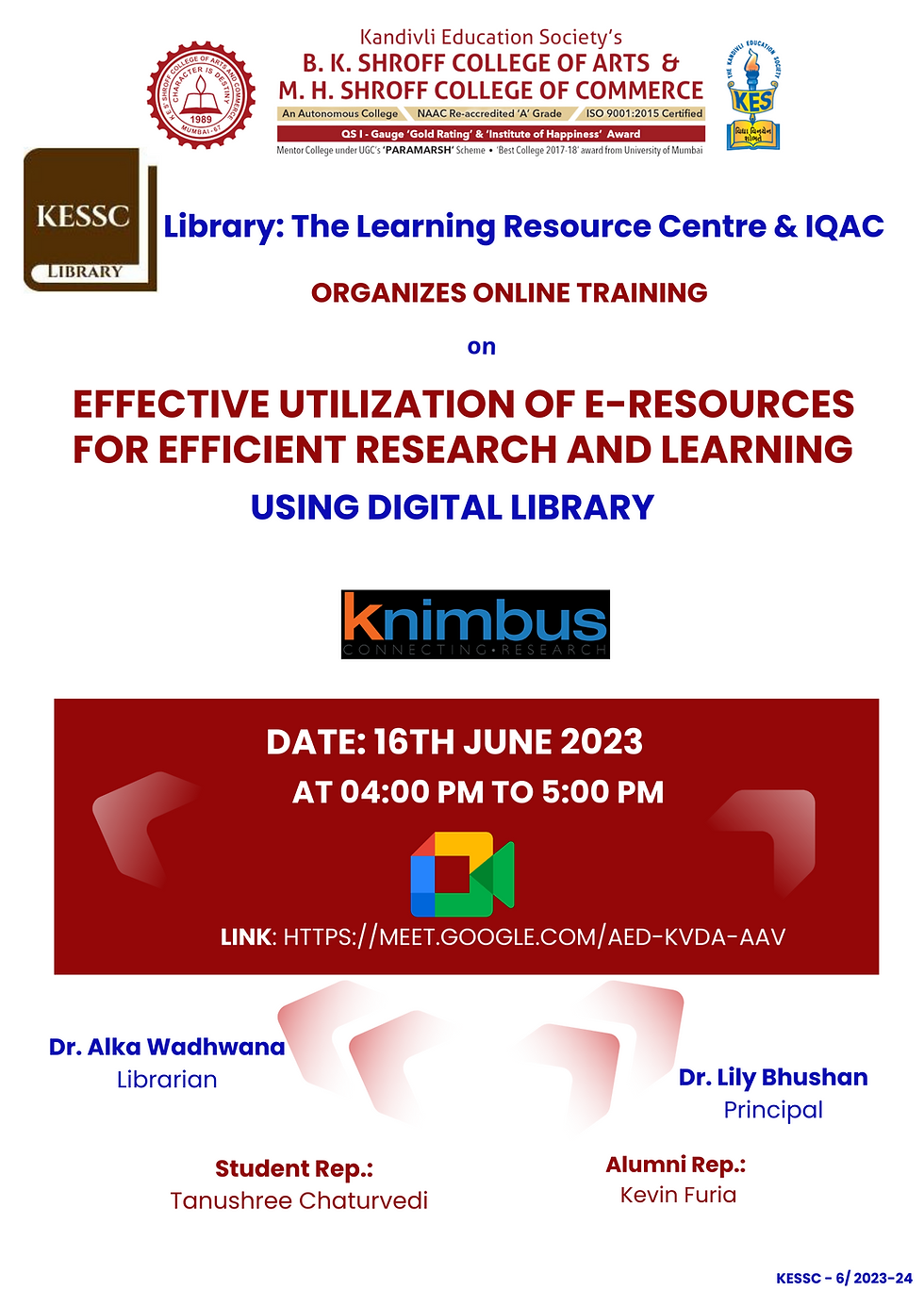 Knimbus Training | Mysite