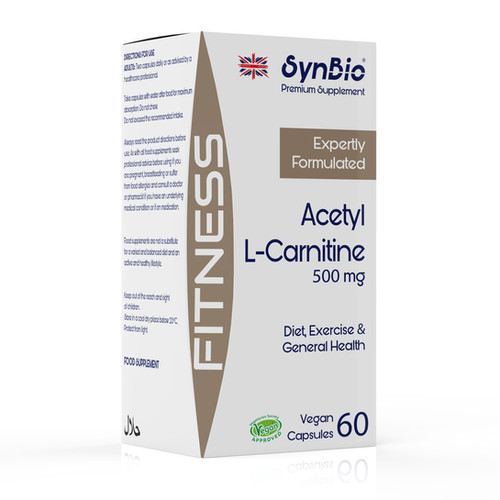 SynBio Acetyl L-Carnitine 500mg Capsules | SynBio | Supplements
