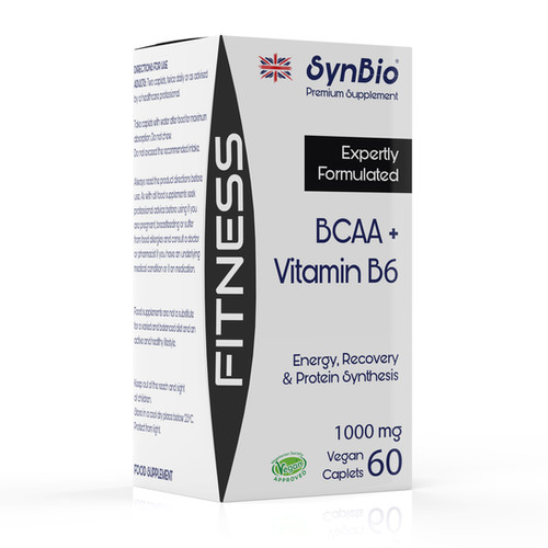 SynBio BCAA + Vitamin B6 Capsules | SynBio | Supplements