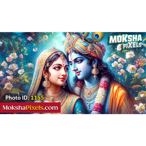 Stunningly Realistic Lord Krishna Digital Art (HD Download) | Moksha Pixels