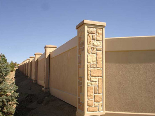 Stucco Wall Fence 0024 | Royal Foam
