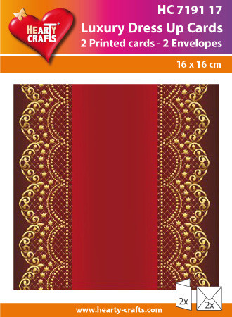 Luxury Dress Up Cards - 2 x Cards and Envelopes | Card And Scrapbook 1