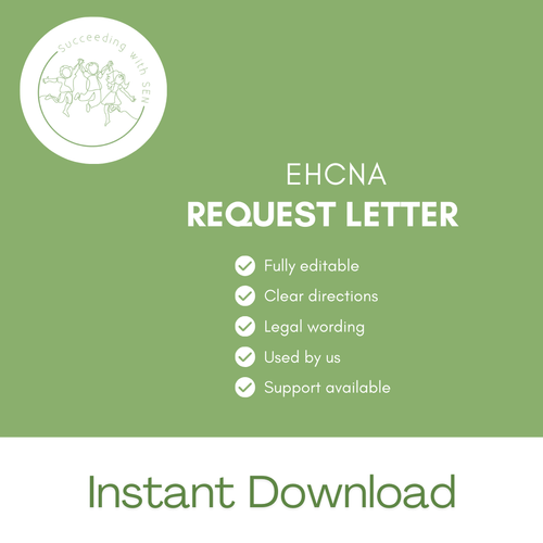 EHC Needs Assessment Request Letter | Succeeding with SEN