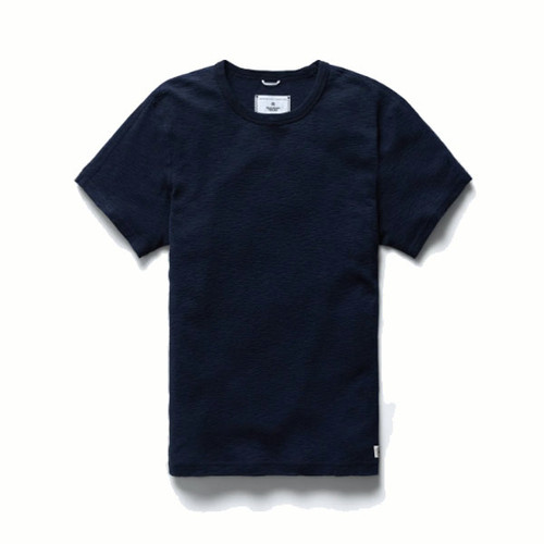 Reigning Champ 1X1 Slub knit T-Shirt | navy | Evolve Clothing Gallery