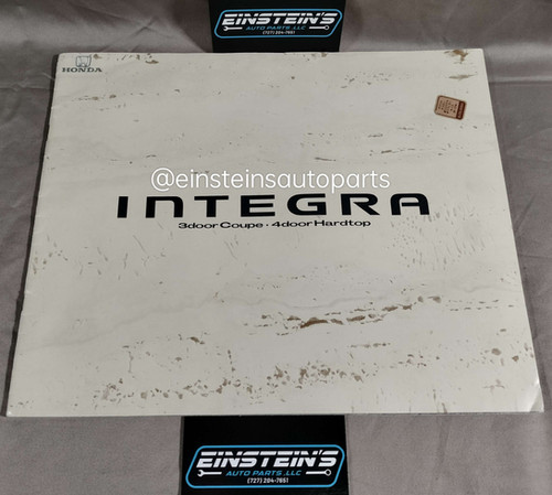 Honda Da Integra OEM Options Catalog (Japanese) | Einstein'sAutoParts