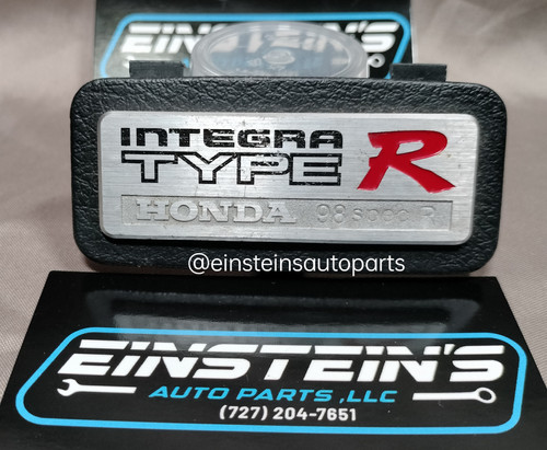 OEM 98 Spec R Type R Integra Center Console Badge (Used) | Einstein ...
