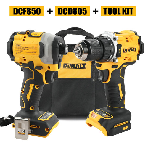 DEWALT Power Tool Bundle - DCD805, DCF805, DCF922, DCG405fn & 405nt and ...