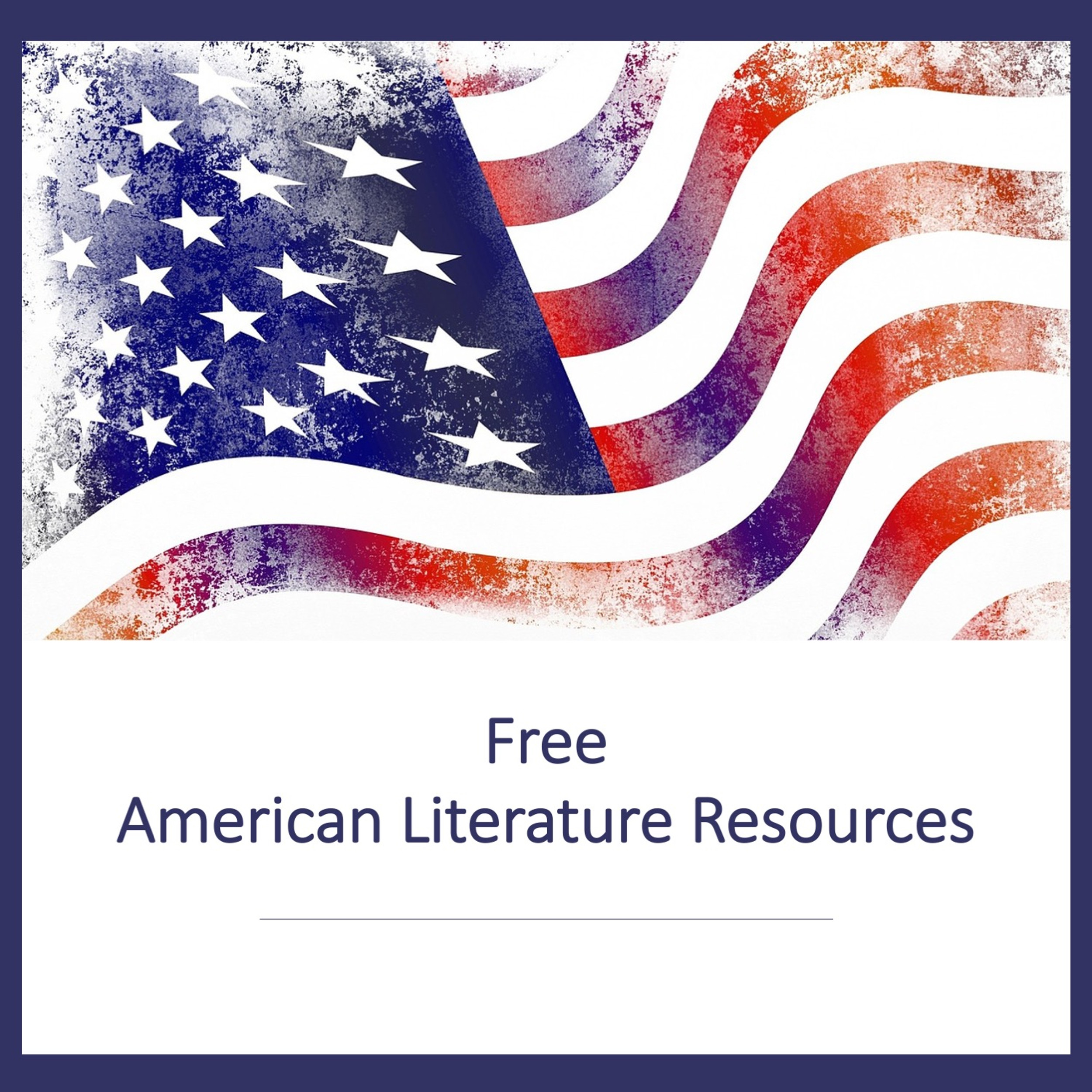 Free American Literature Materials (Grade Level)