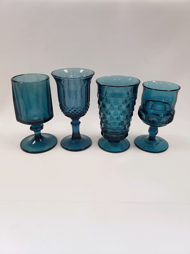 Teal Depression Glassware | Empress Tents