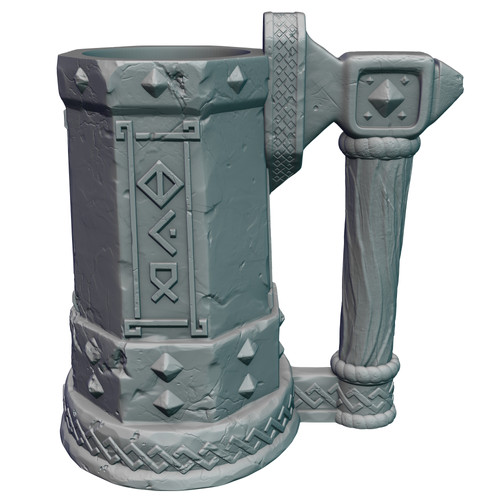 Dwarf Mythic Mug | Gear Grinder 3D