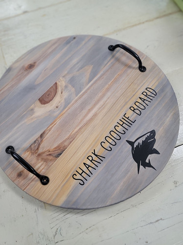 Shark Coochie Board (Charcuterie Board Kit) | Splinters-N-Rust