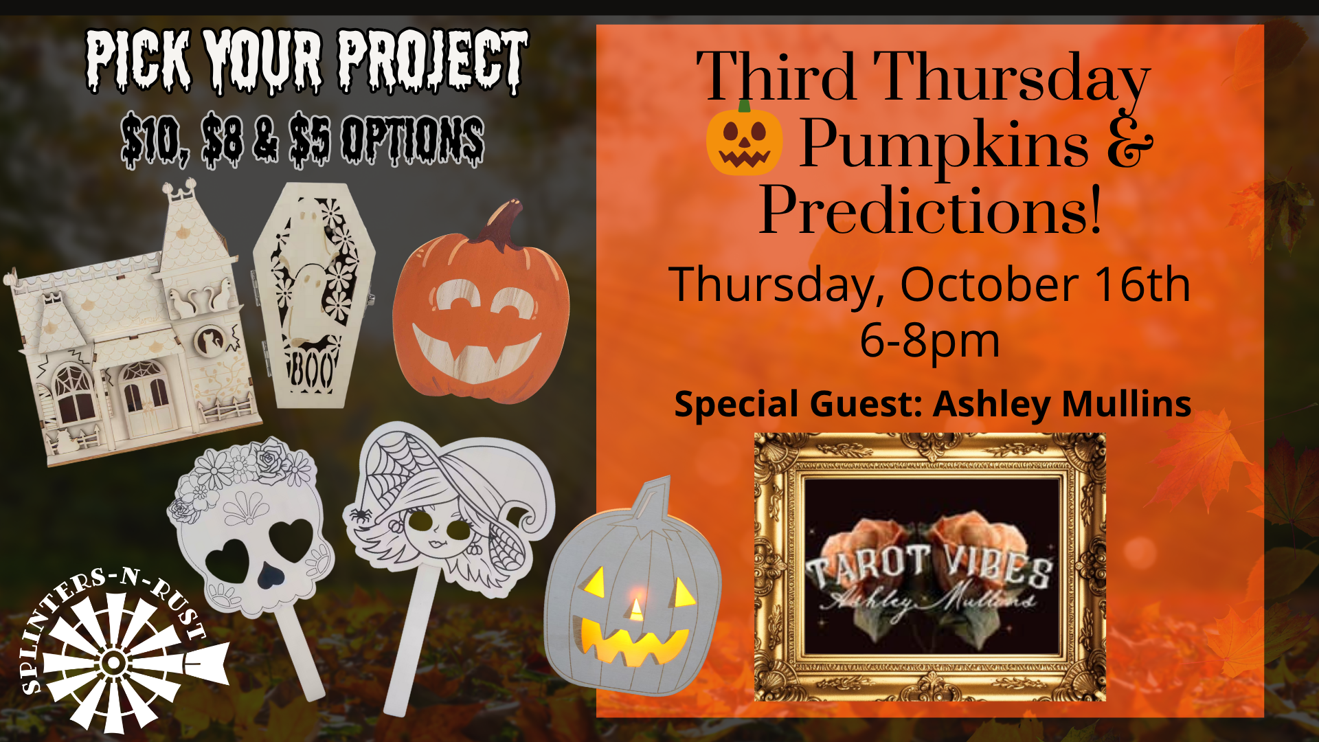 Pumpkins & Predictions | Splinters-N-Rust
