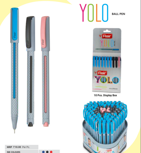 Flair Yolo Ball Pen MRP-10 | Deepam Note Books