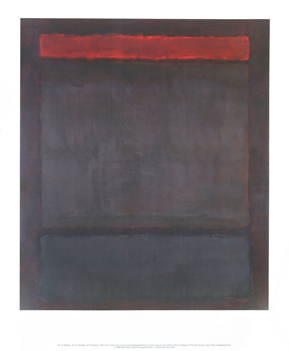 Rothko, Mark - "No. 14" 1998 Poster | Hudson-John Gallery