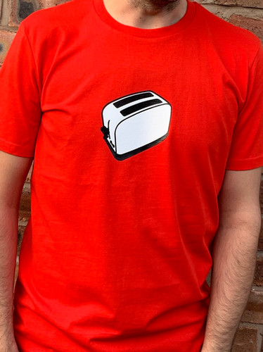 Toaster T-Shirt (Bright Red) | toasters