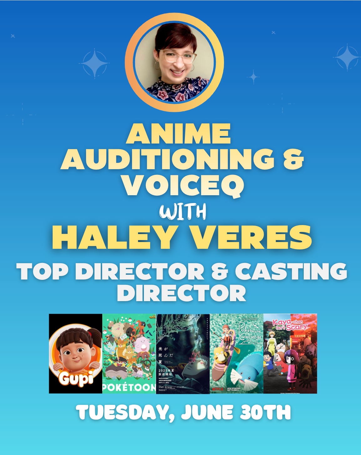 ADR Anime Dubbing with Haley Veres (Anime Casting Director & Director ...