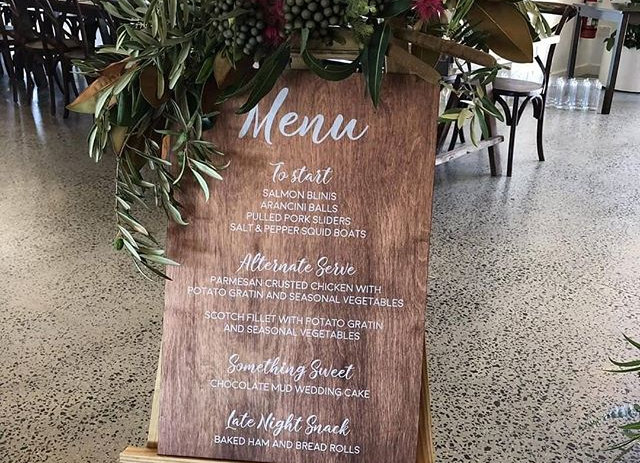 Wedding Bar/Menu Signs | Signed With Love