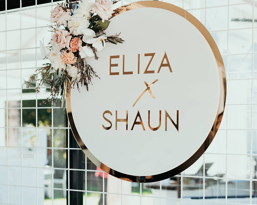 Acrylic Wedding Signs | Wedding Signage | Signed with love | Australia