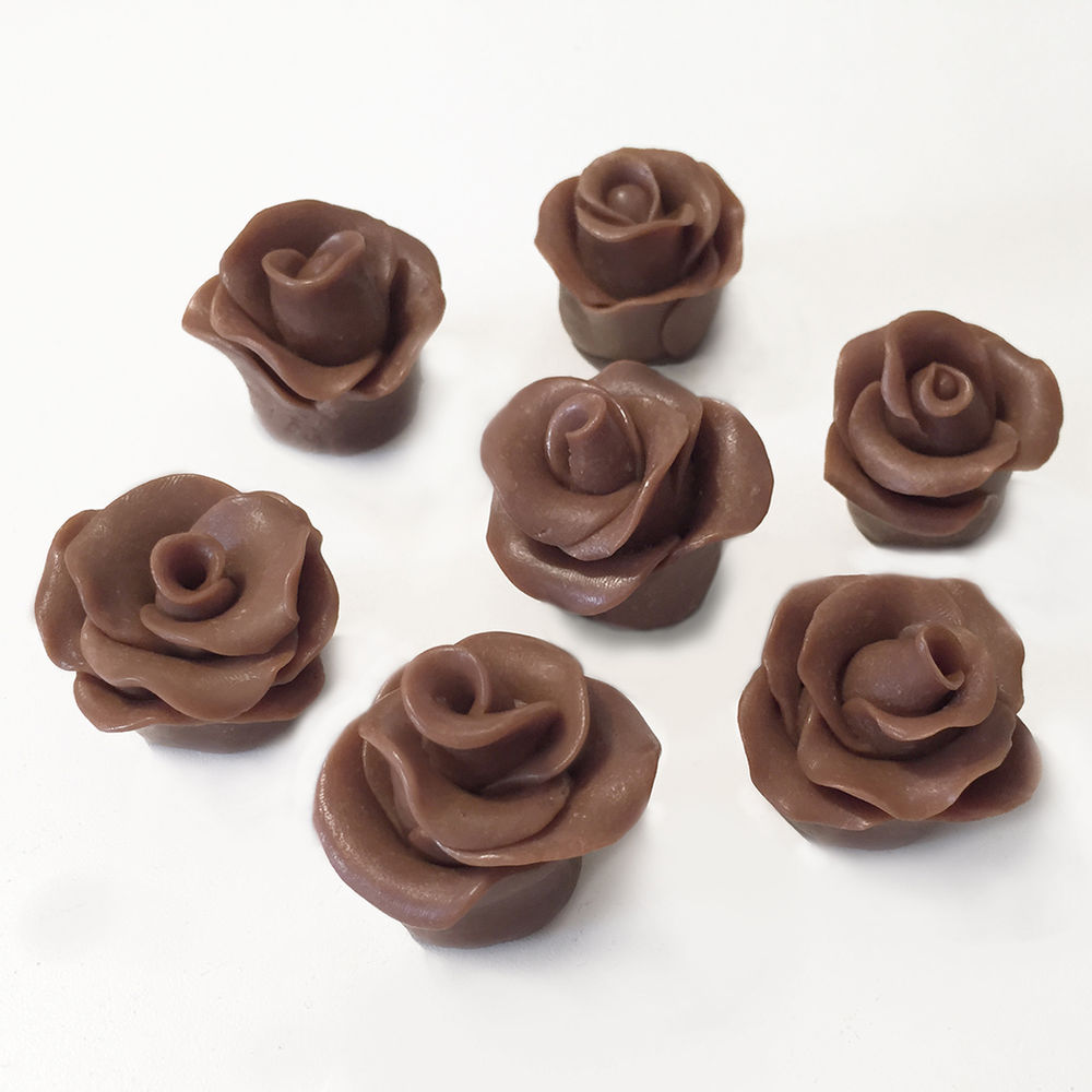 Receta: Rosas de Chocolate