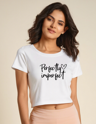 Crop Top with Perfectly Imperfect Design | KMB & Co.