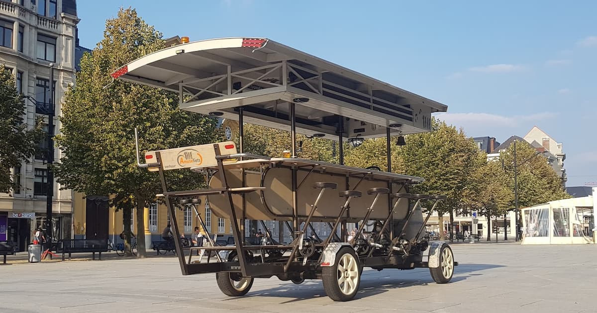 Bierfiets Amusefiets Vlaanderen | Ambiance gegarandeerd!