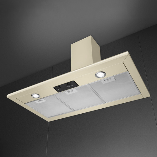 SMEG - 90CM EXTRACTOR BLACK | Banwell Appliances