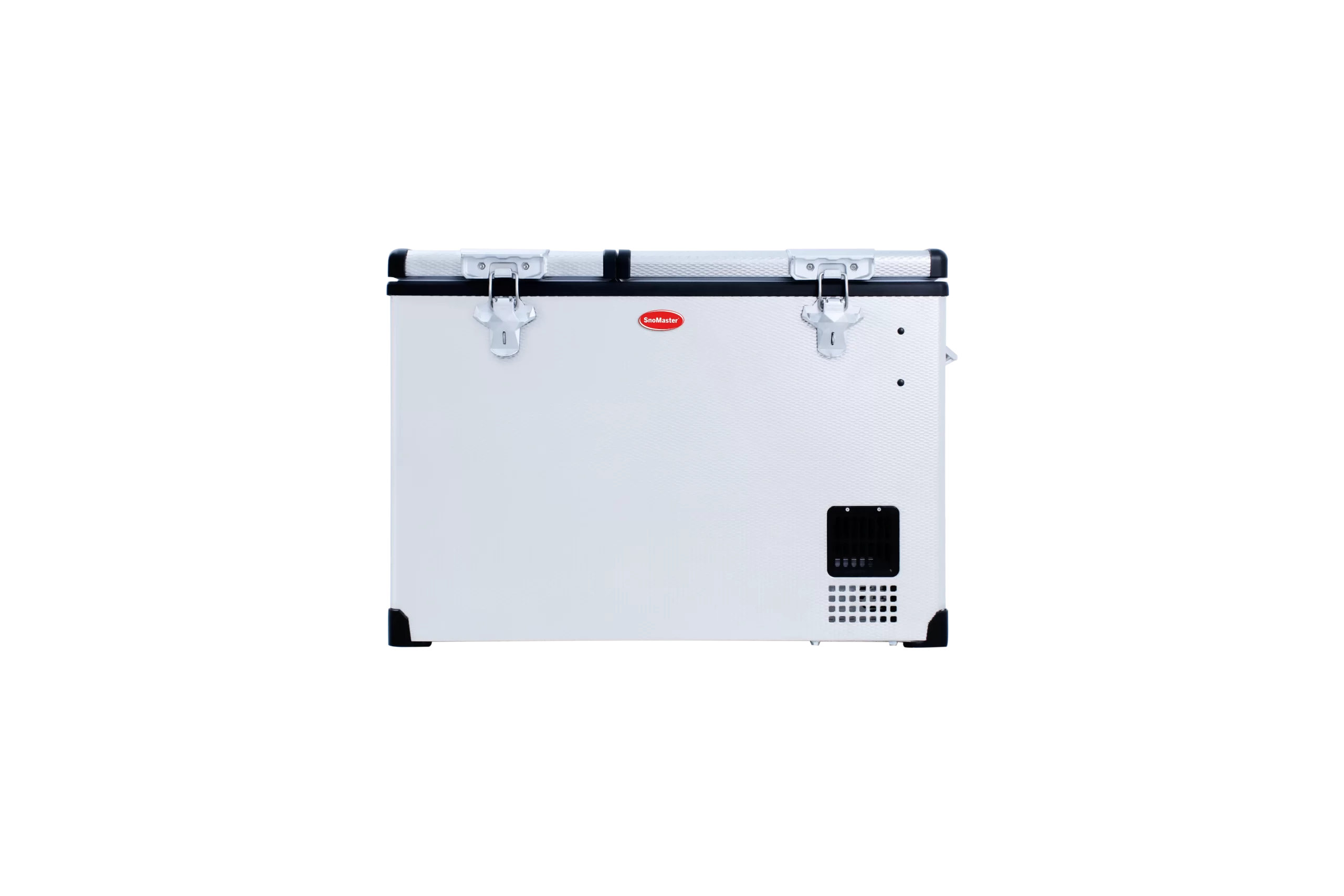 snomaster-66l-low-profile-dual-compartment-stainless-steel-fridge