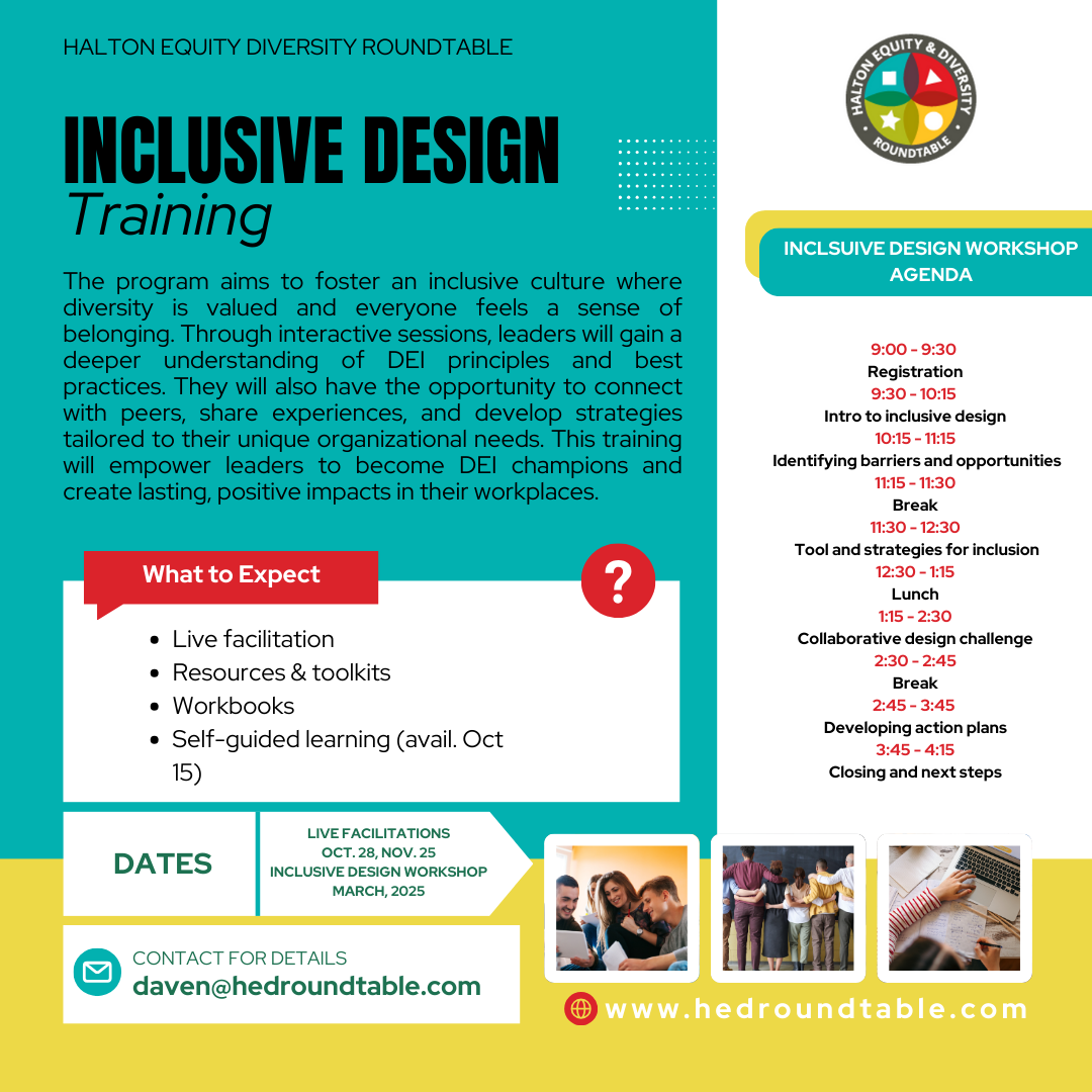 Inclusive Design Training - Session 2: Allyship | Halton Equity Divers Inclusive Design Training - Session 2: Allyship | Halton Equity Divers