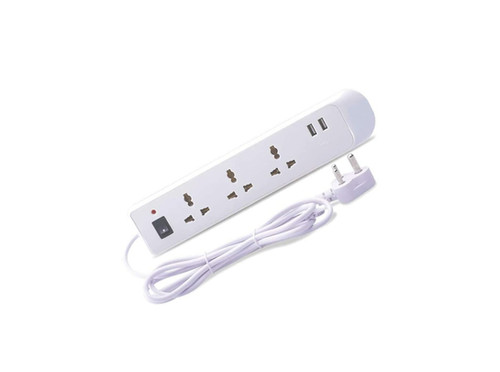 Bajaj Extension 4 Way spike and surge guard with 5MTR Wire (011006 ...